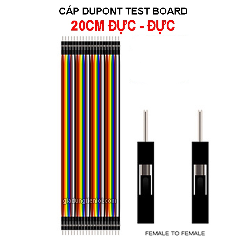 Dây Cáp Dupont 40 chân - dùng Làm Arduino DIY (dây test board) | Shopee ...