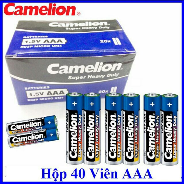 Pin AAA Camelion, SealPower pin đũa hộp 40 viên | Shopee Việt Nam