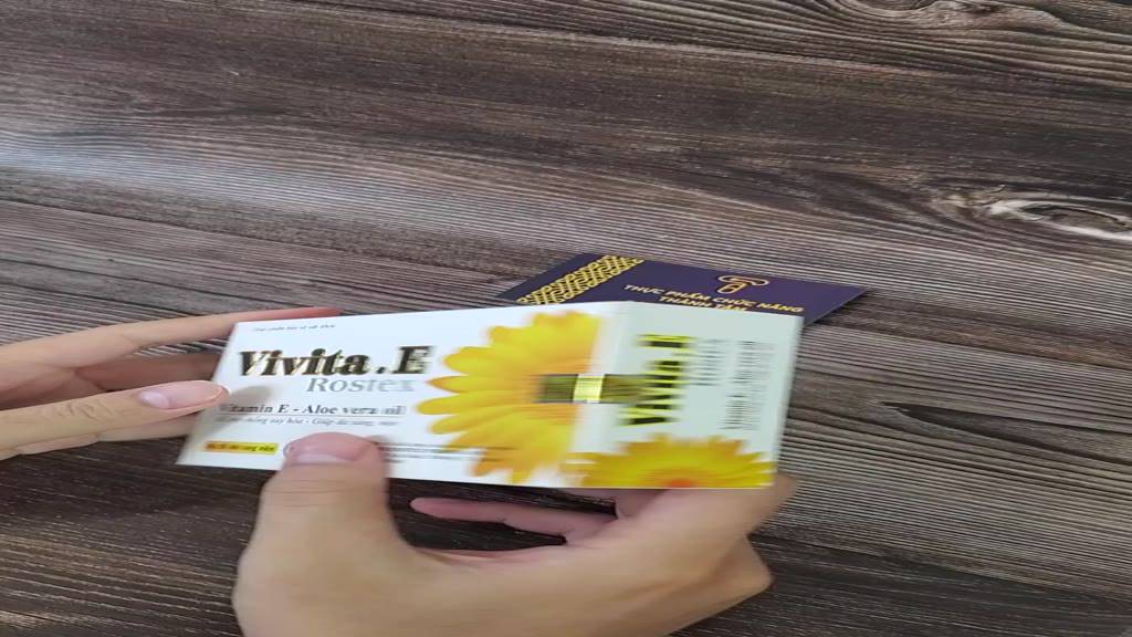 Vivita E Trắng Viên uống đẹp da Vitamin E 4000mcg, tinh dầu lô hội làm ...