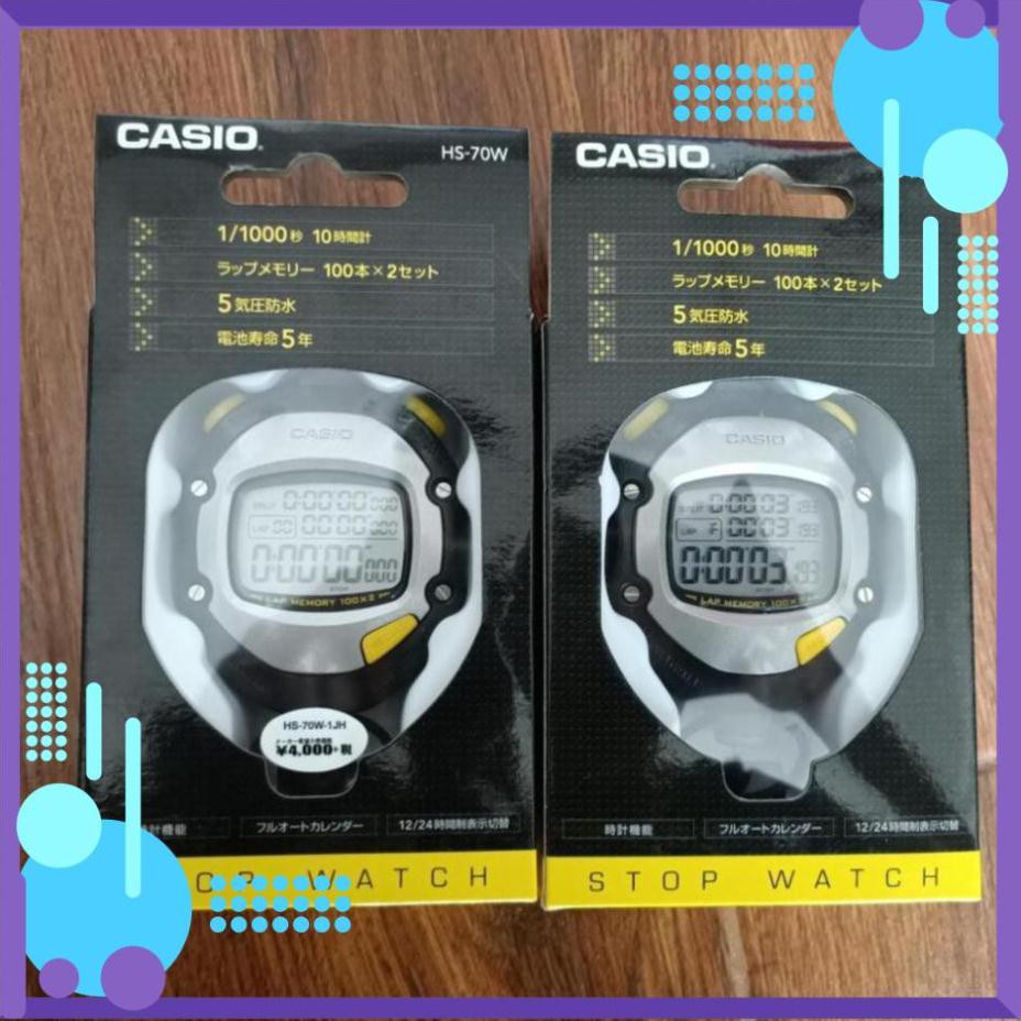Đồng hồ bấm giờ Casio HS-70W | Shopee Việt Nam