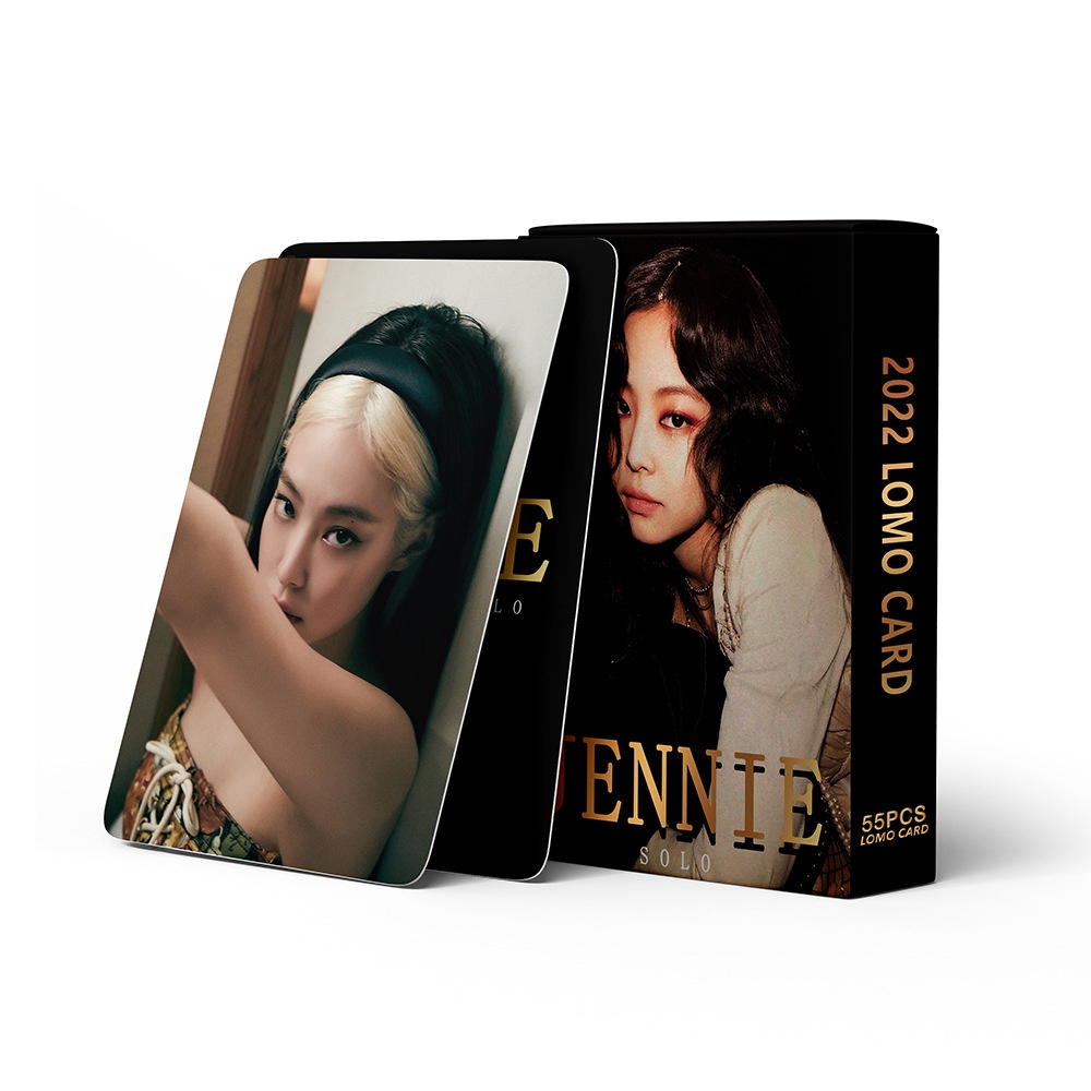 Blackpink JENNIE ROSE LISA Solo Album Photocard Black Pink 2022 Season ...