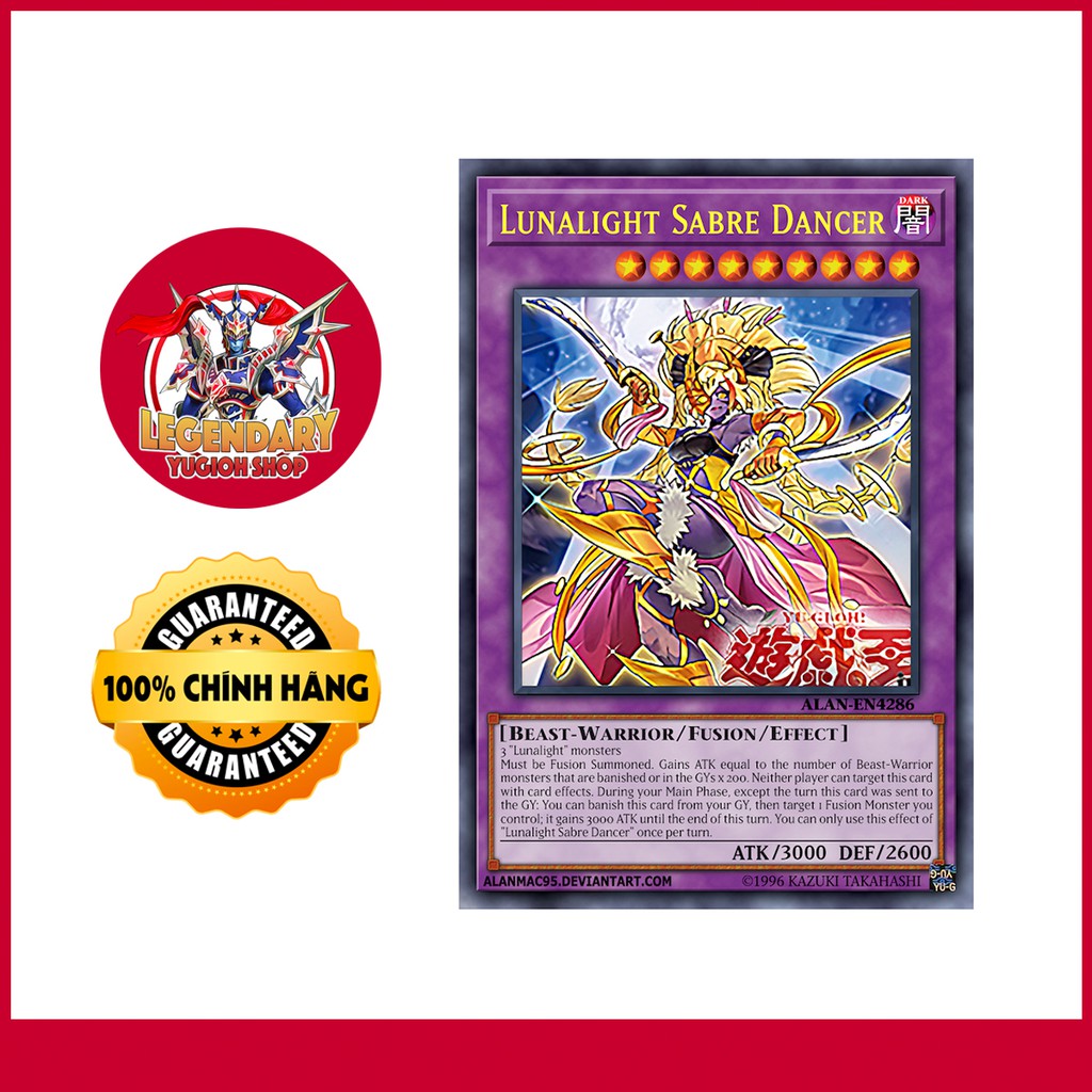 [Thẻ Bài Yugioh Chính Hãng] Lunalight Sabre Dancer | Shopee Việt Nam