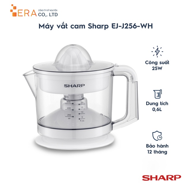 Máy vắt cam Sharp EJ-J256-WH màu trắng | Shopee Việt Nam