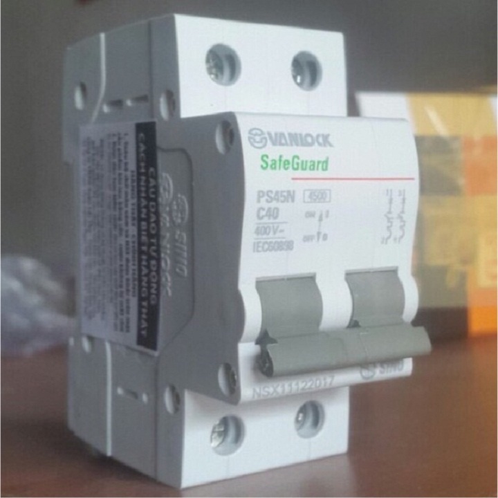 CB ĐÔI 2PHA SINO 4.5KA,CẦU DAO TỰ ĐỘNG SINO 16A-20A-25A-32A-40A-50A-63A ...