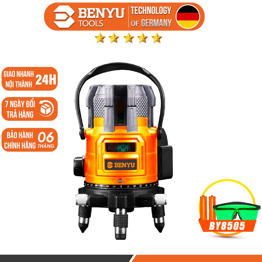 Máy cân mực lazer 5 tia xanh BENYU BY8505 | Shopee Việt Nam