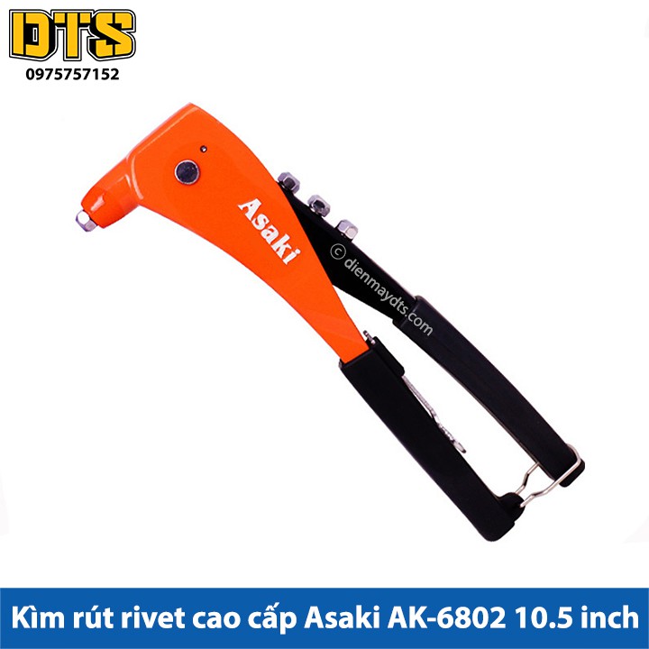 Kìm rút đinh tán rive cao cấp Asaki AK-6802 10.5inch (Kìm rút rive ...
