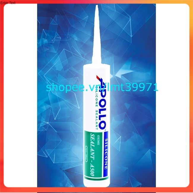 KEO SILICONE APOLLO A500 GẮN TÔN, GẮN KÍNH 3 MÀU ĐEN, TRẮNG(keo silicon ...
