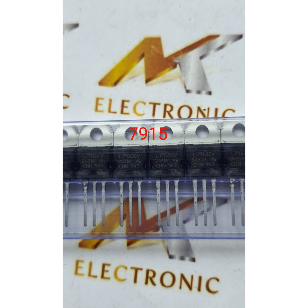 L7915CV LM7915 TO-220 1.5A -15V nhập khẩu nguyên bản (con) | Shopee ...