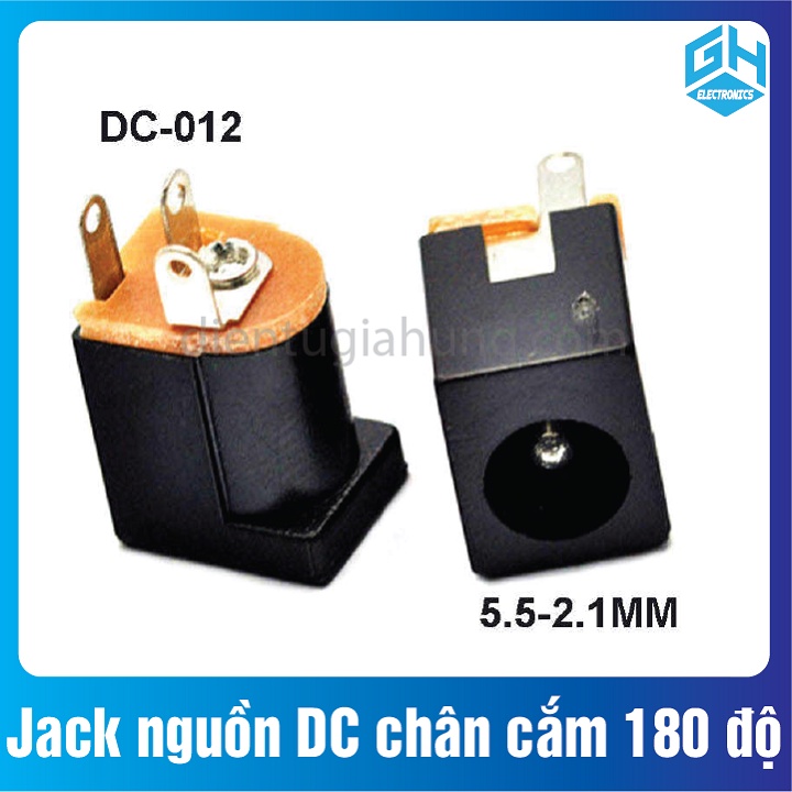 [set 10 cái] Jack cắm nguồn DC có chân cắm 180 độ loại Size 5.5x2.1mm ( DC-012) | Shopee Việt Nam