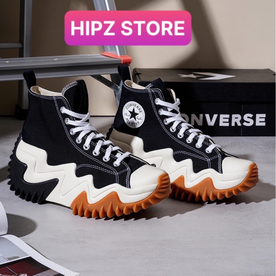 Giày Sneaker Converse run motion cao cổ màu đen ( Full box +bill + tất ...