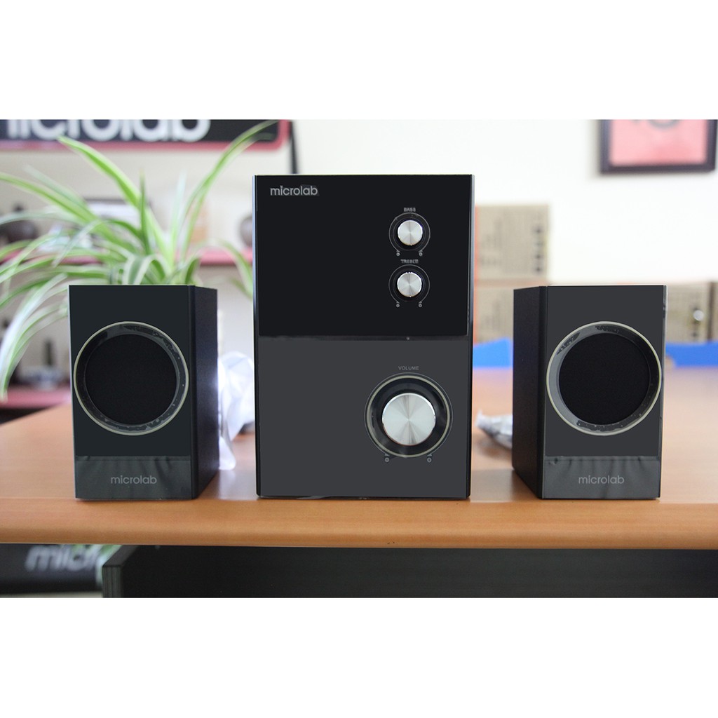 Loa Microlab M223 2.1- Hàng chính hãng bảo hành 12 tháng | Shopee Việt Nam