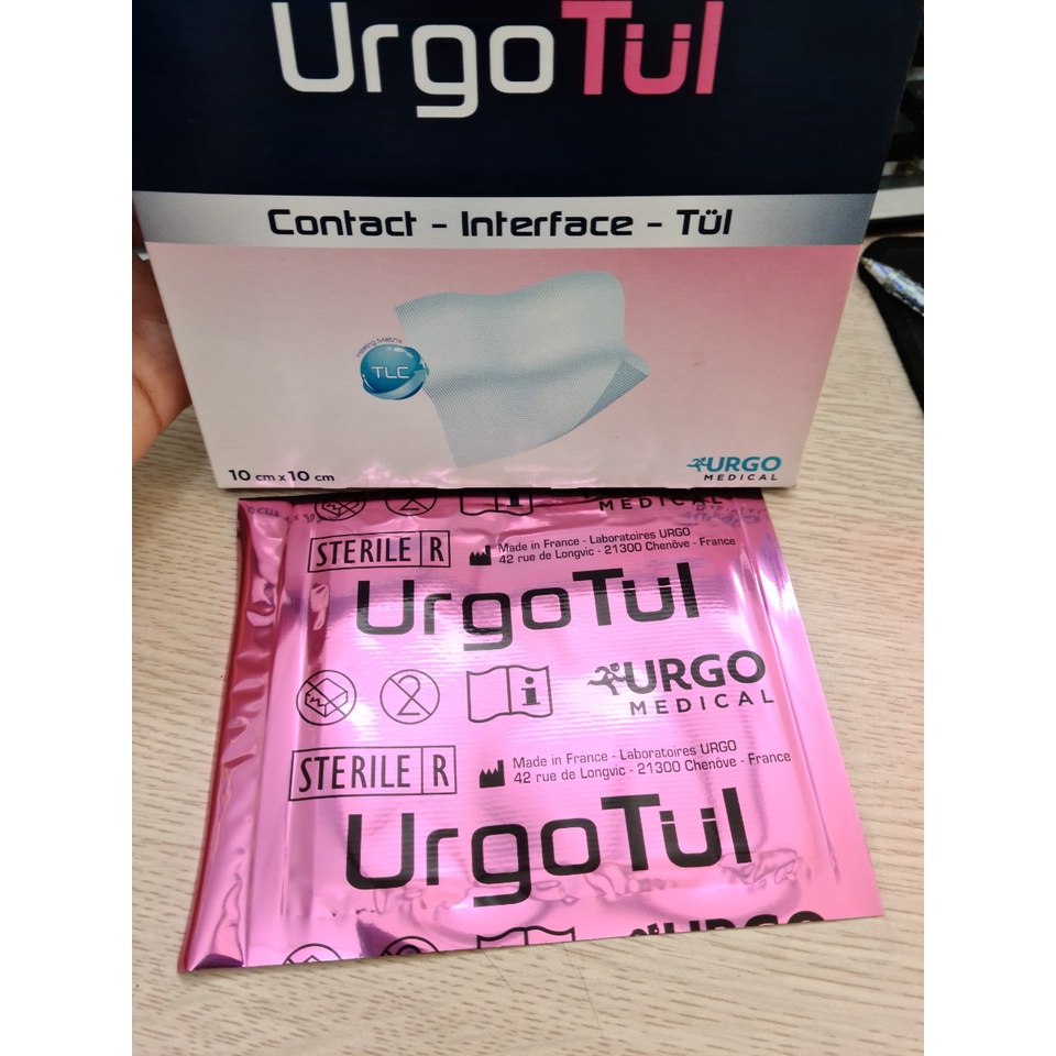 combo 1 hộp 10 miếng urgo tul 10x10 gạc mỡ chống dính | Shopee Việt Nam