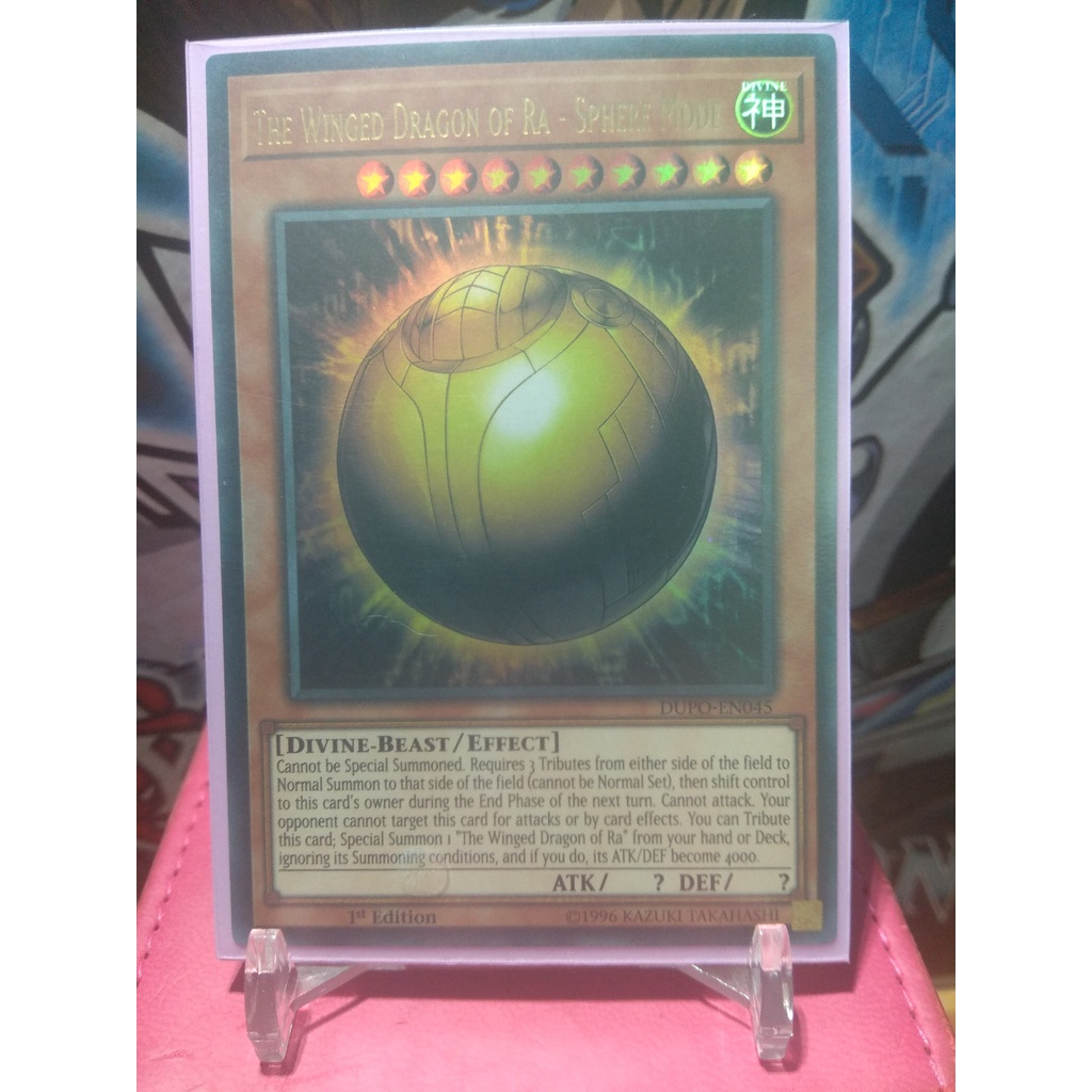 Thẻ bài Yugioh! The Winged Dragon of Ra - Sphere Mode - DUPO-EN045 - Ultra Rare 1st Edition ...