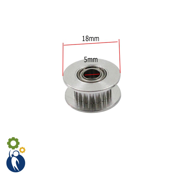 Buly, Puly, Pulley Vòng Bi Trục 5mm - 20 Răng | Shopee Việt Nam