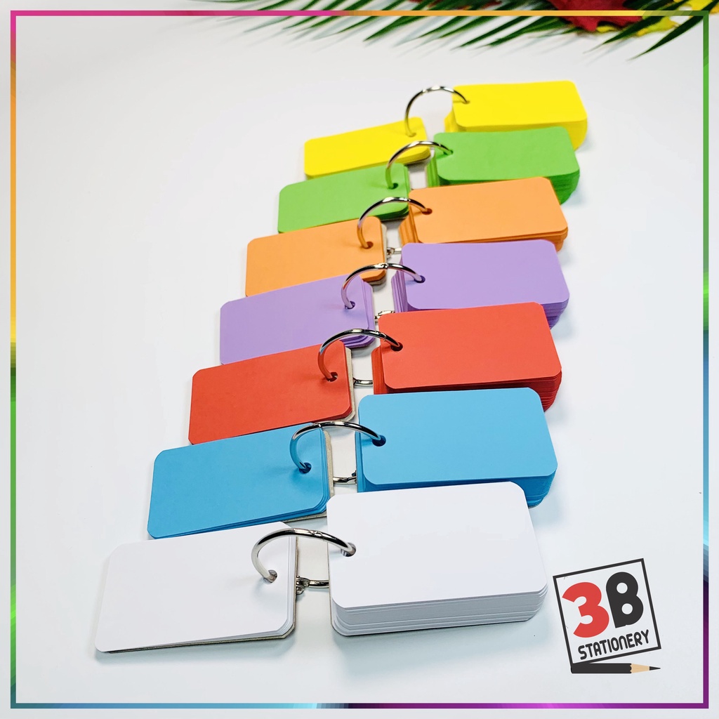 100 chiếc Flashcard thẻ học từ vựng tiếng anh nhật hàn trung cao cấp bo ...