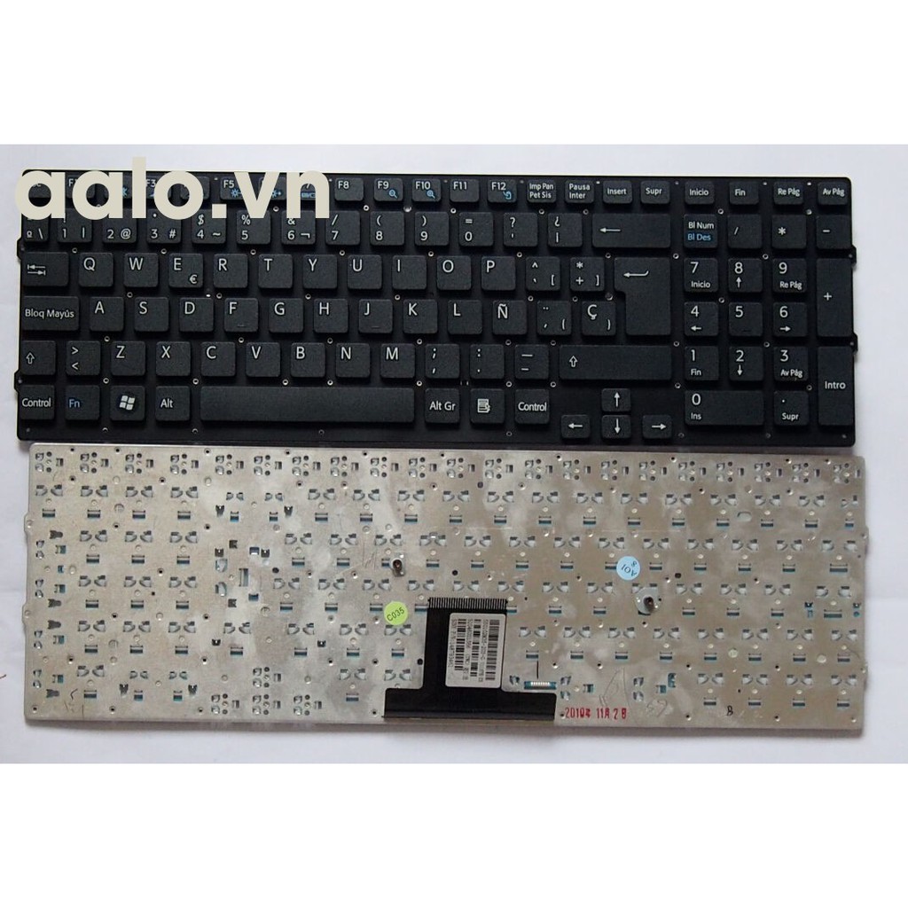 Bàn phím laptop Sony Vaio VPC-EB VPCEB VPC EB Series Spanish SP Black ...