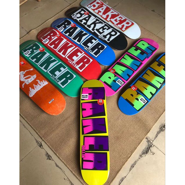 BAKER SKATEBOARD DECK PRO QUALITY DECK 7 LAYERS CANANDIAN MAPLES DECK ...