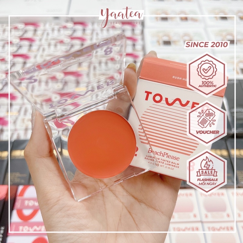 Má hồng kem Tower 28 Luminous Tinted Balm 4.5g | Shopee Việt Nam