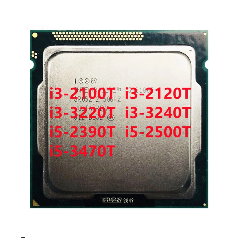 Bộ Xử Lý CPU Lõi Kép i3 2100T 2120T 3220T 3240T 3250T i5 2390T 2500T 3470T LGA 1155 | Shopee ...