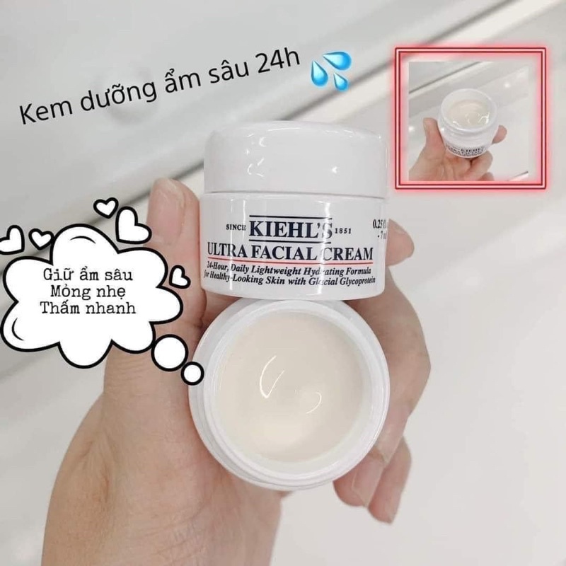 Kem Dưỡng Ẩm Kiehls Ultra Facial Cream Mini 7ml Shopee Việt Nam