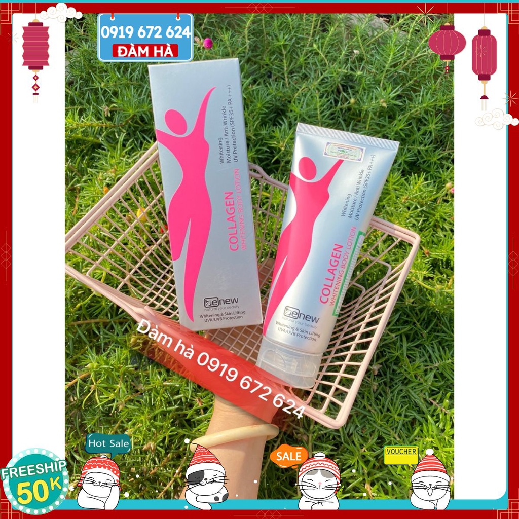 [Chính hãng] Kem dưỡng thể BENEW Collagen Whitening Body Lotion SPF35 ...