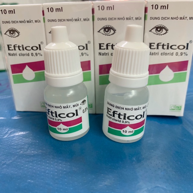Nước muối sinh lý Efticol vệ sinh mắt mũi 10ml - Nước muối Efticol ...