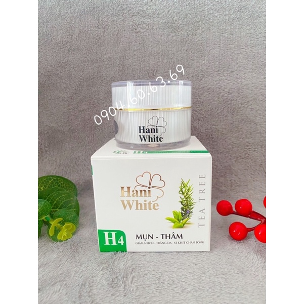 Kem HANI WHITE 25g Mụn-Thâm-Giảm Nhờn-Trắng Da-Se Khit Lỗ Chân Lông ...