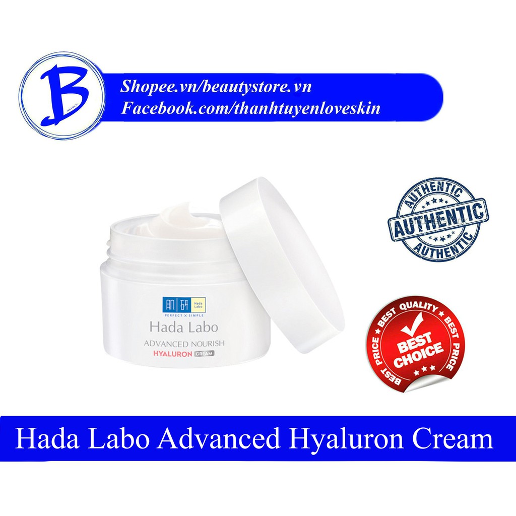 [AUTH] Kem dưỡng ẩm sâu Hada Labo Advanced Nourish Hyaluron Cream - hadalabo Advanced Nourish ...