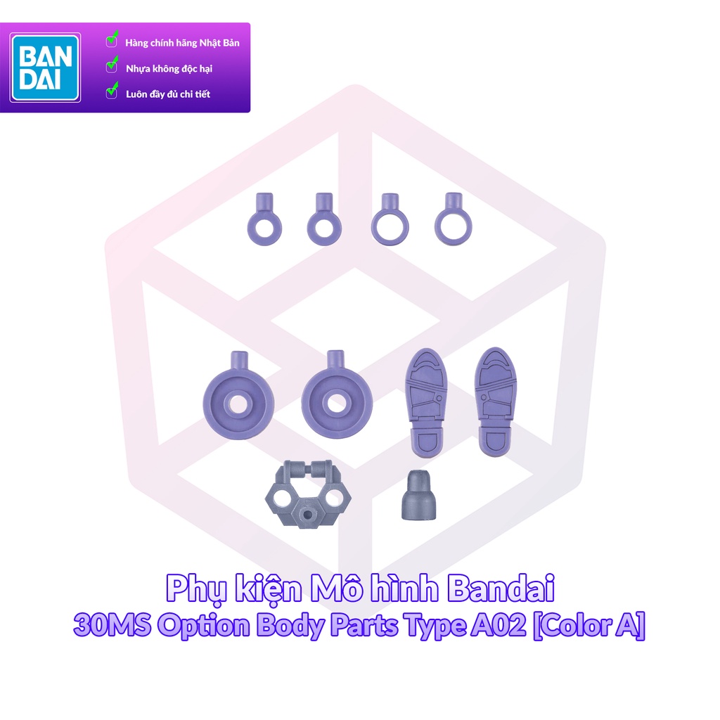 Phụ kiện Mô hình Bandai 30MS Option Body Parts Type A02 [Color A] 1/144 ...