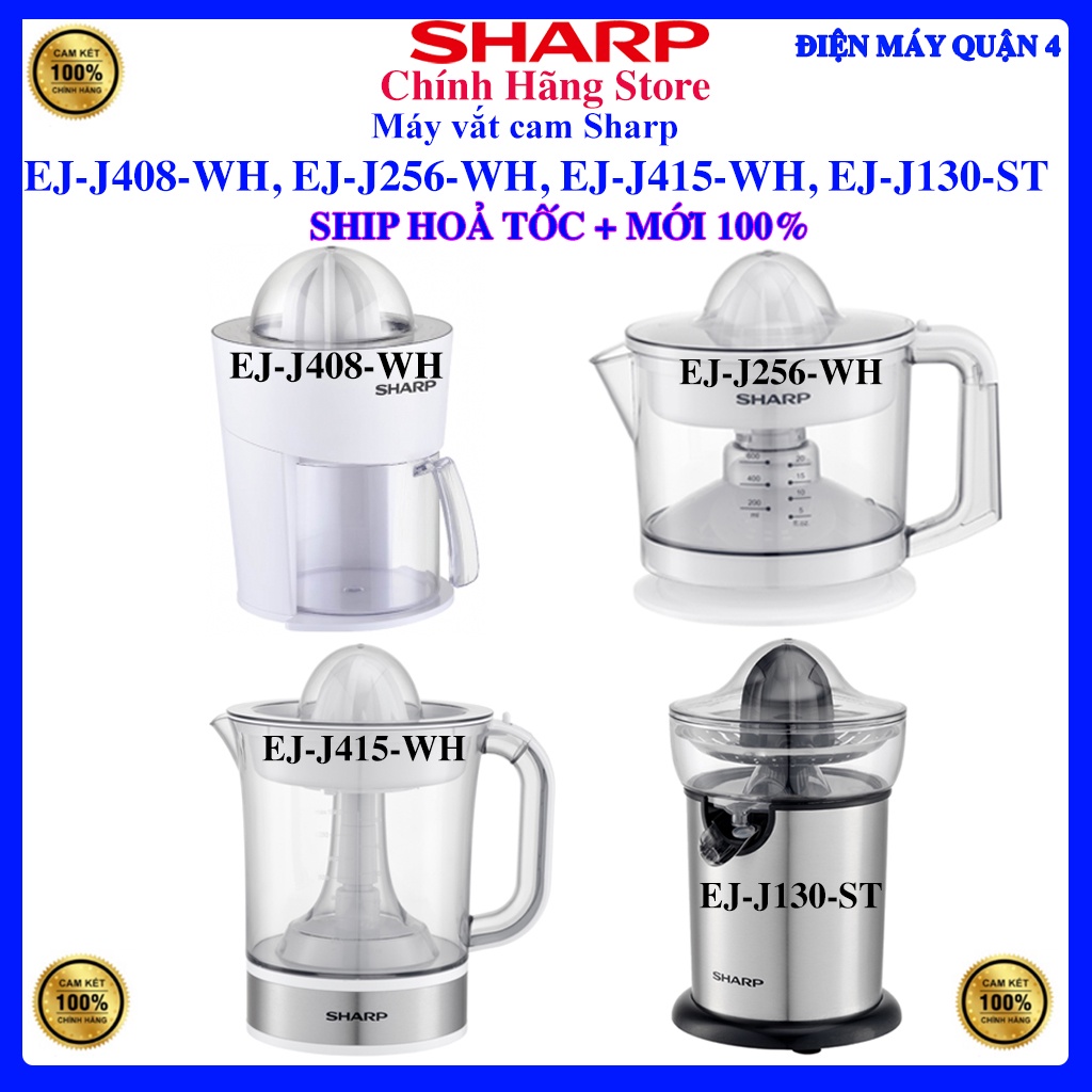 Máy vắt cam Sharp EJ-J256-WH, EJ-J407-WH, EJ-J407-BK, EJ-J415-WH, EJ-J408-WH, EJ-J850-BK, EJ ...