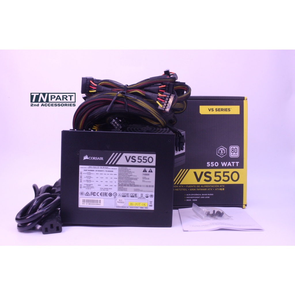 Nguồn máy tính Corsair VS 550W 80 Plus White | Shopee Việt Nam