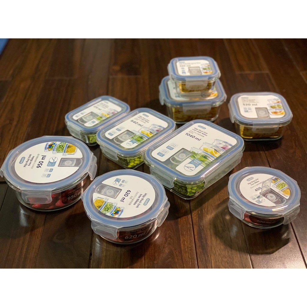 Combo 2 hộp thủy tinh vuông inochi 320ml (tiêu chuẩn Nhật Bản) | Shopee ...