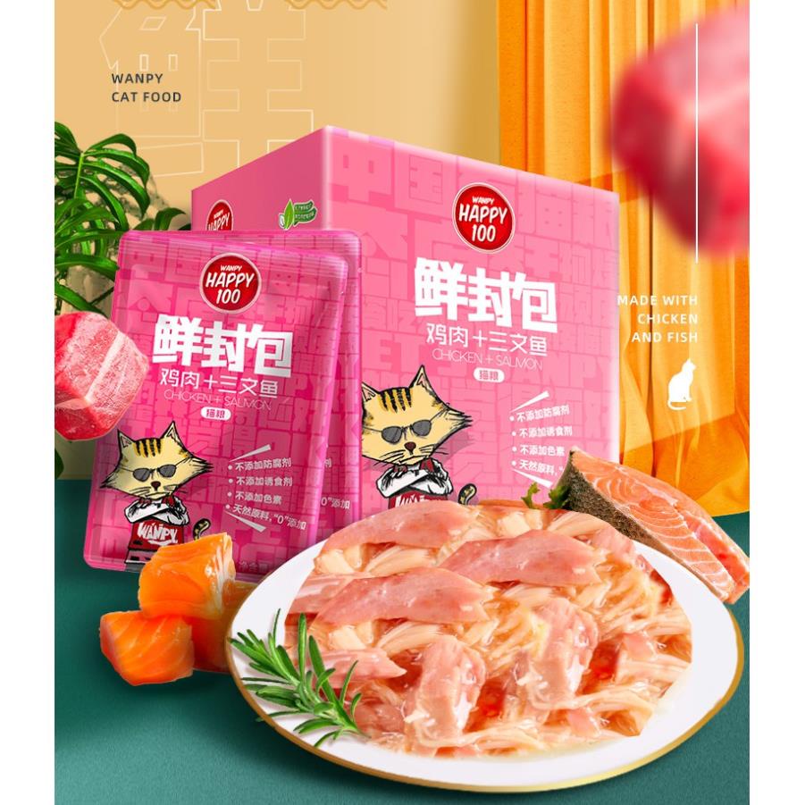 Pate Wanpy Happy 100 Gói 70gr | Shopee Việt Nam