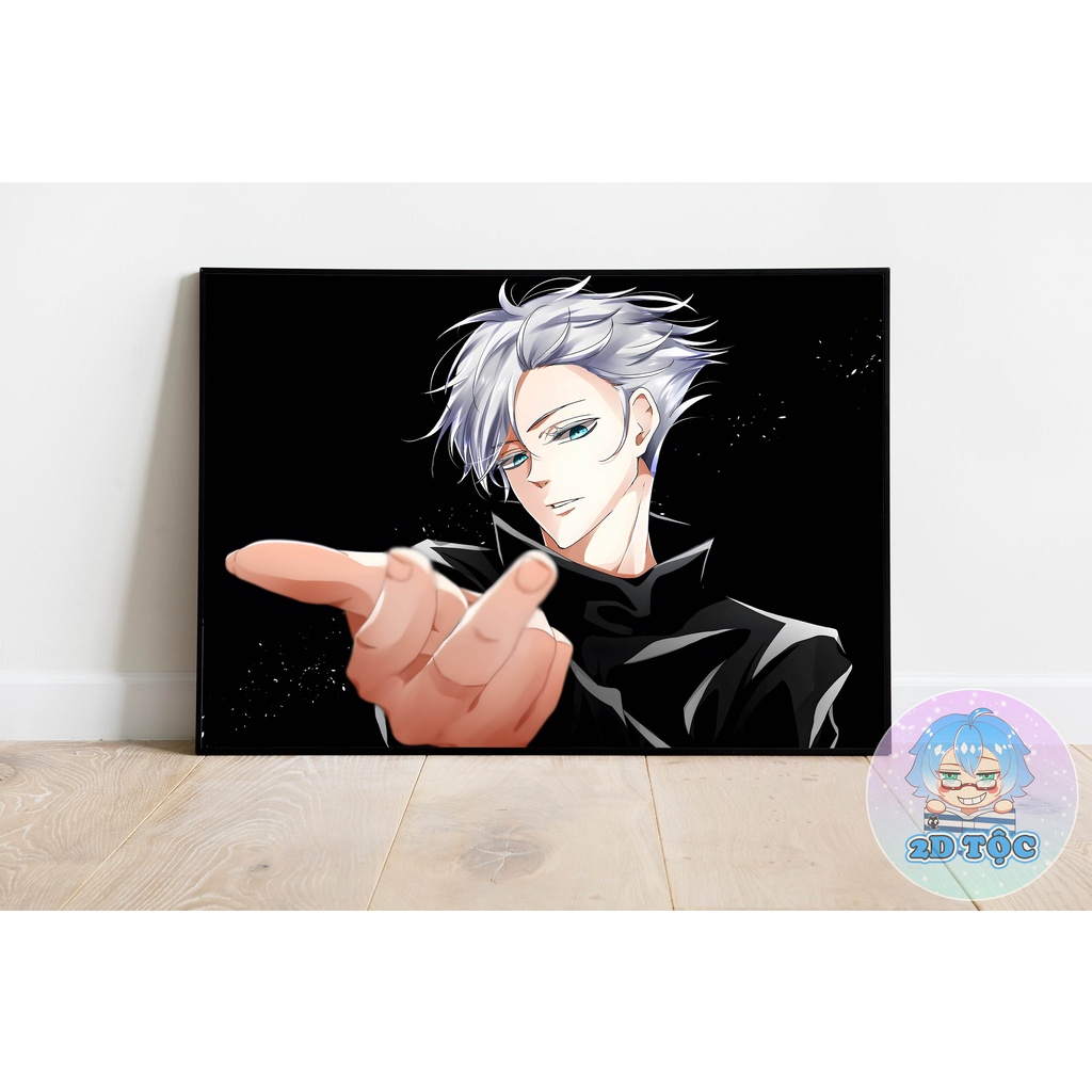 TRANH POSTER A3 GOJO SATORU (3) ANIME MANGA JUJUTSU KAISEN CHÚ THUẬT ...