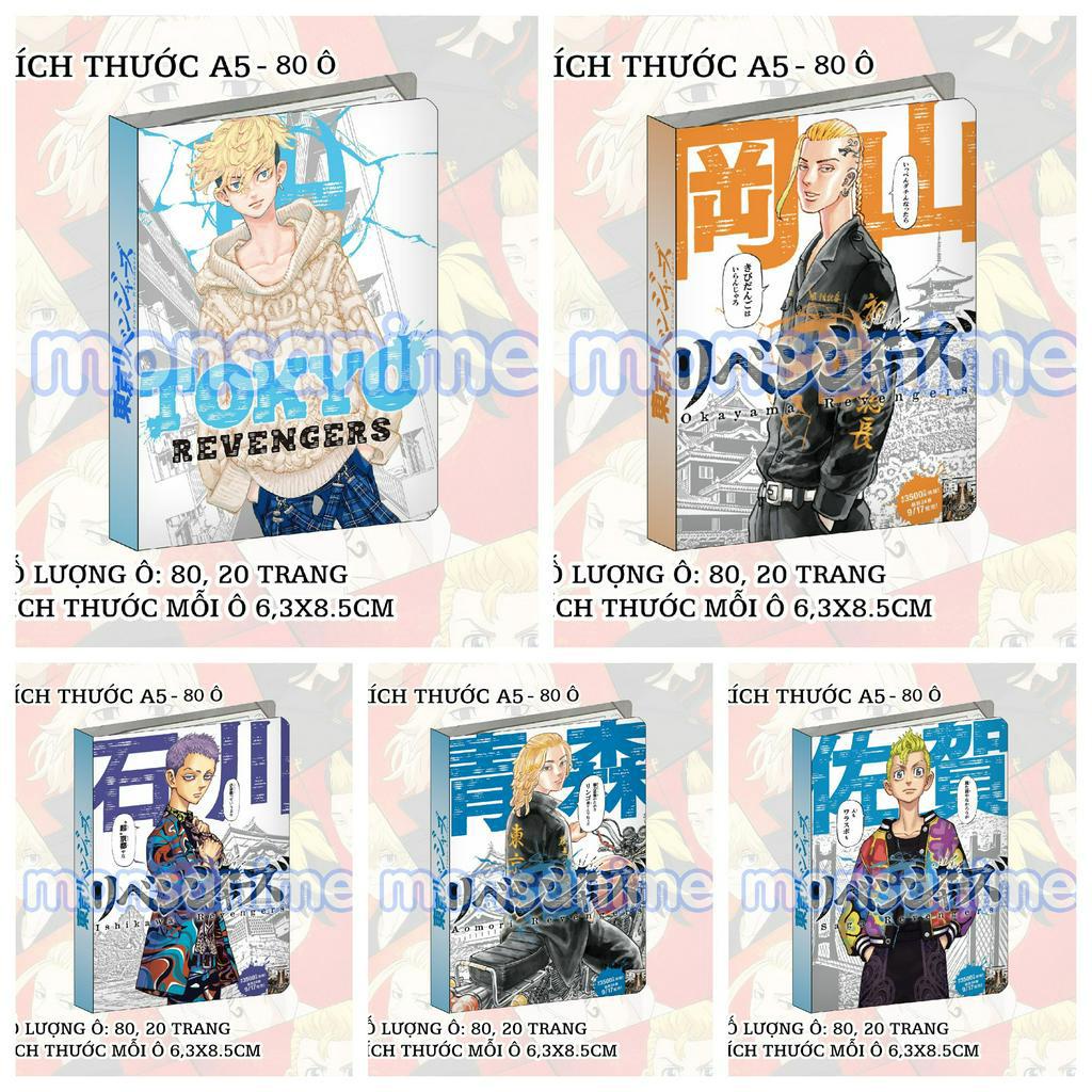 Album A5 đựng card các nhân vật Tokyo Revengers Kịch trường của ...