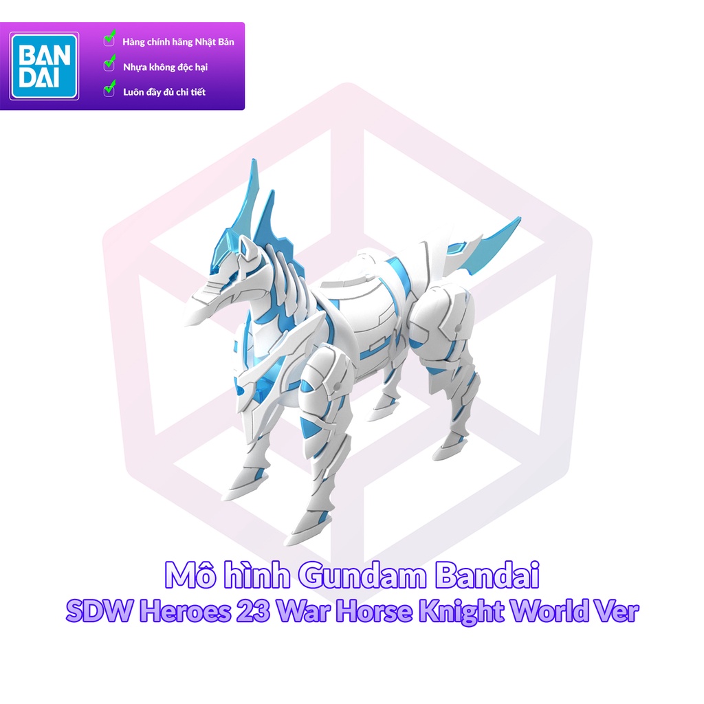 Mô hình Gundam Bandai SDW Heroes 23 War Horse Knight World Ver SD World Heroes [GDB] [BSD ...