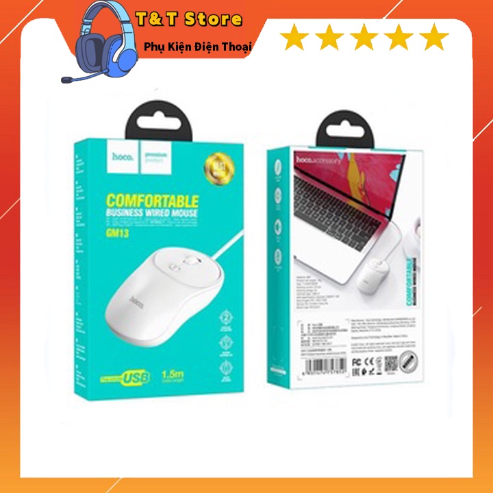 {BH 12 Tháng} Chuột Máy Tính có dây Chính hãng Hoco GM13 Nút 4D cao cấp ...