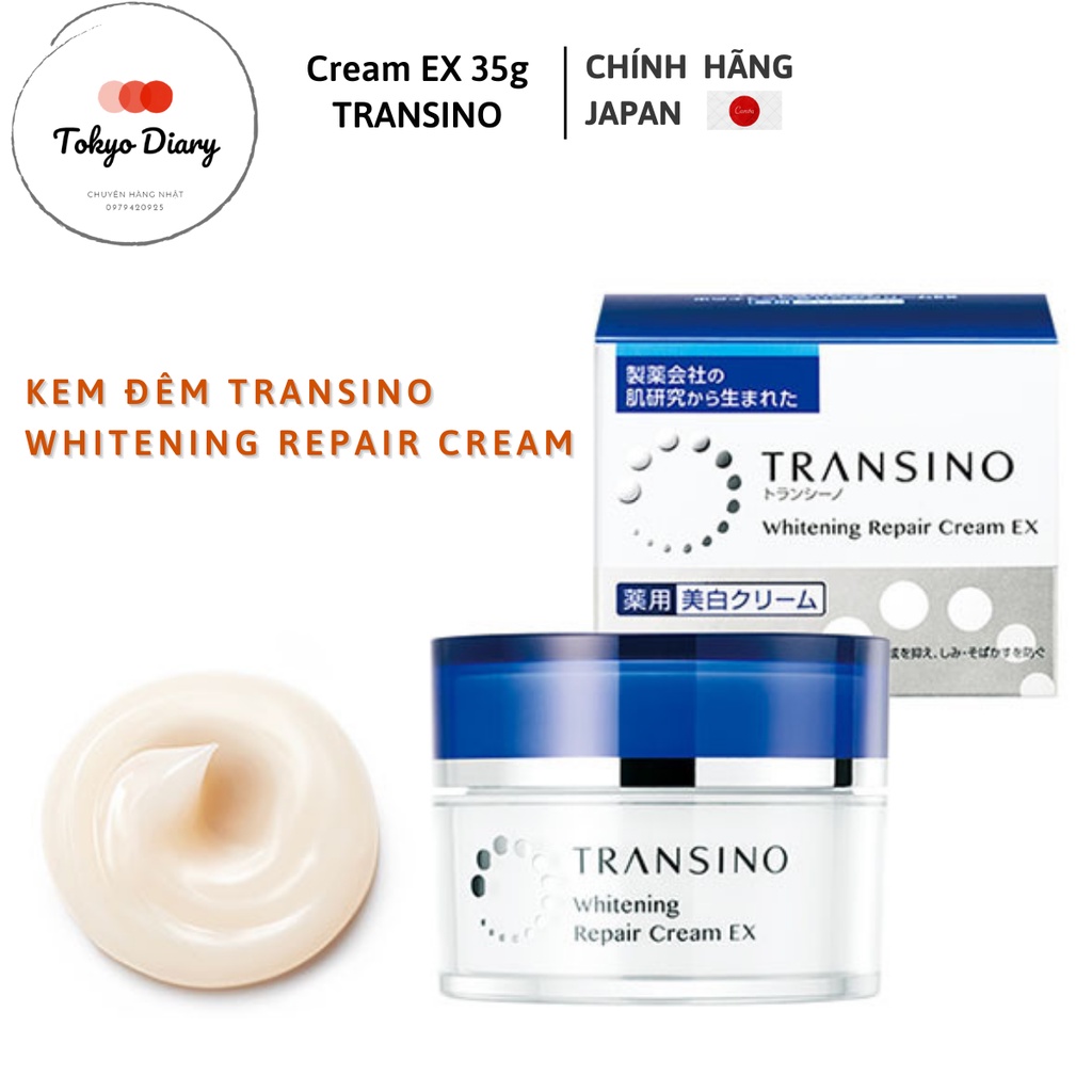 Kem Đêm Transino Whitening Repair Cream EX 35g | Shopee Việt Nam