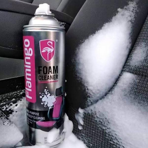 Bình xịt bọt Vệ Sinh Ghế Xe nội thất Ô Tô Chính Hãng Flamingo F002 ...