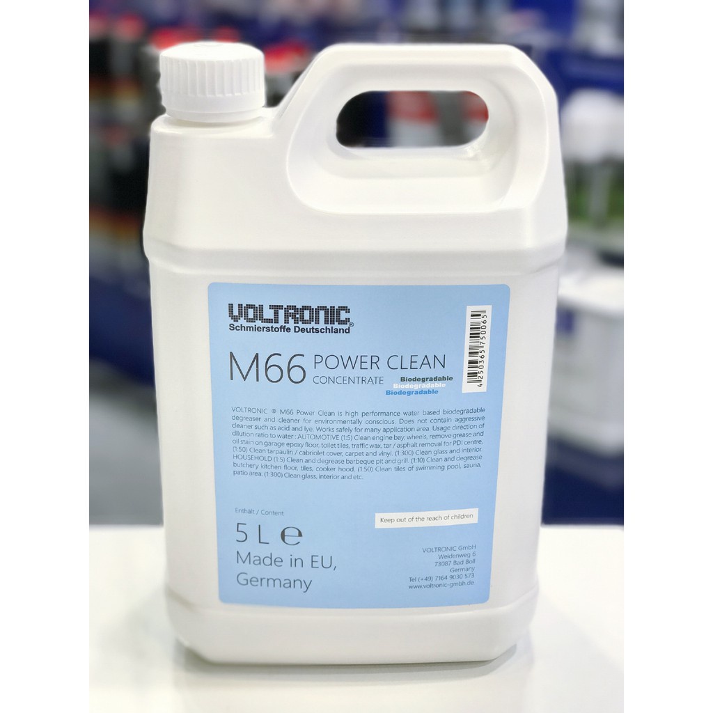 Dung dịch tẩy dầu nhớt Voltronic M66 đậm đặc, rửa khoang máy, Full xe ...