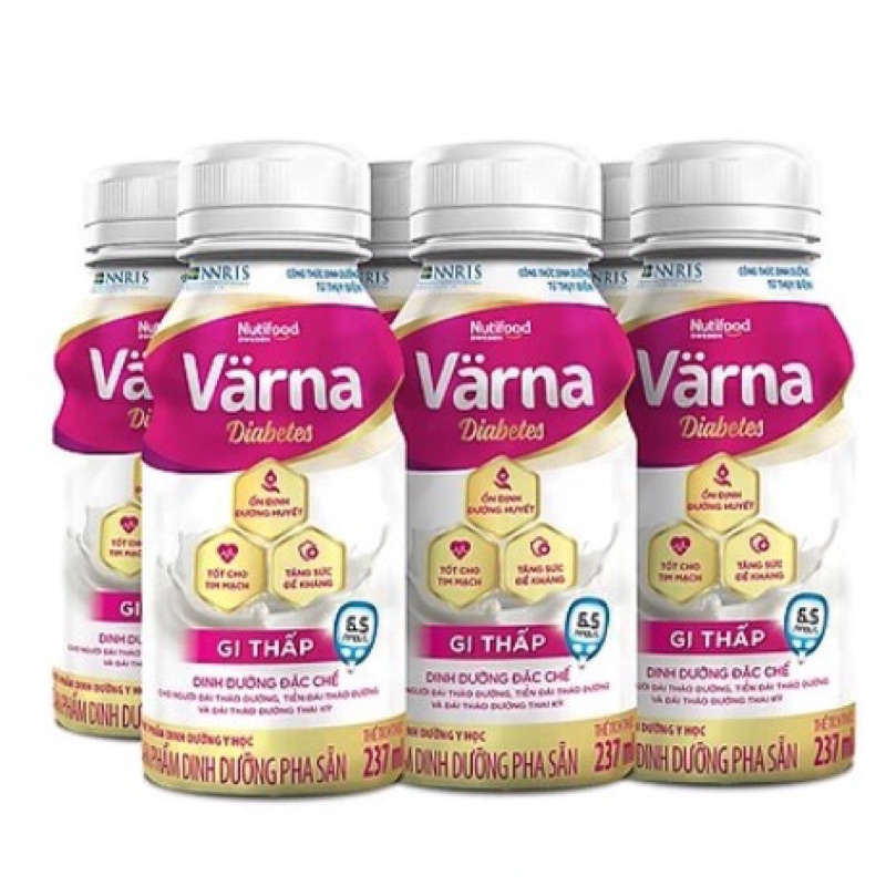 Lốc Sữa Bột Pha Sẵn Varna Diabetes ( 6 chai x 237ml ) | Shopee Việt Nam