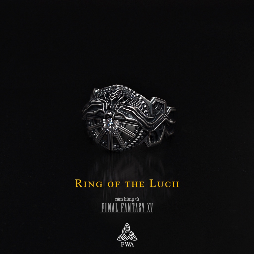 Nhẫn bạc nam FWA Ring of Lucii - Final Fantasy | Shopee Việt Nam