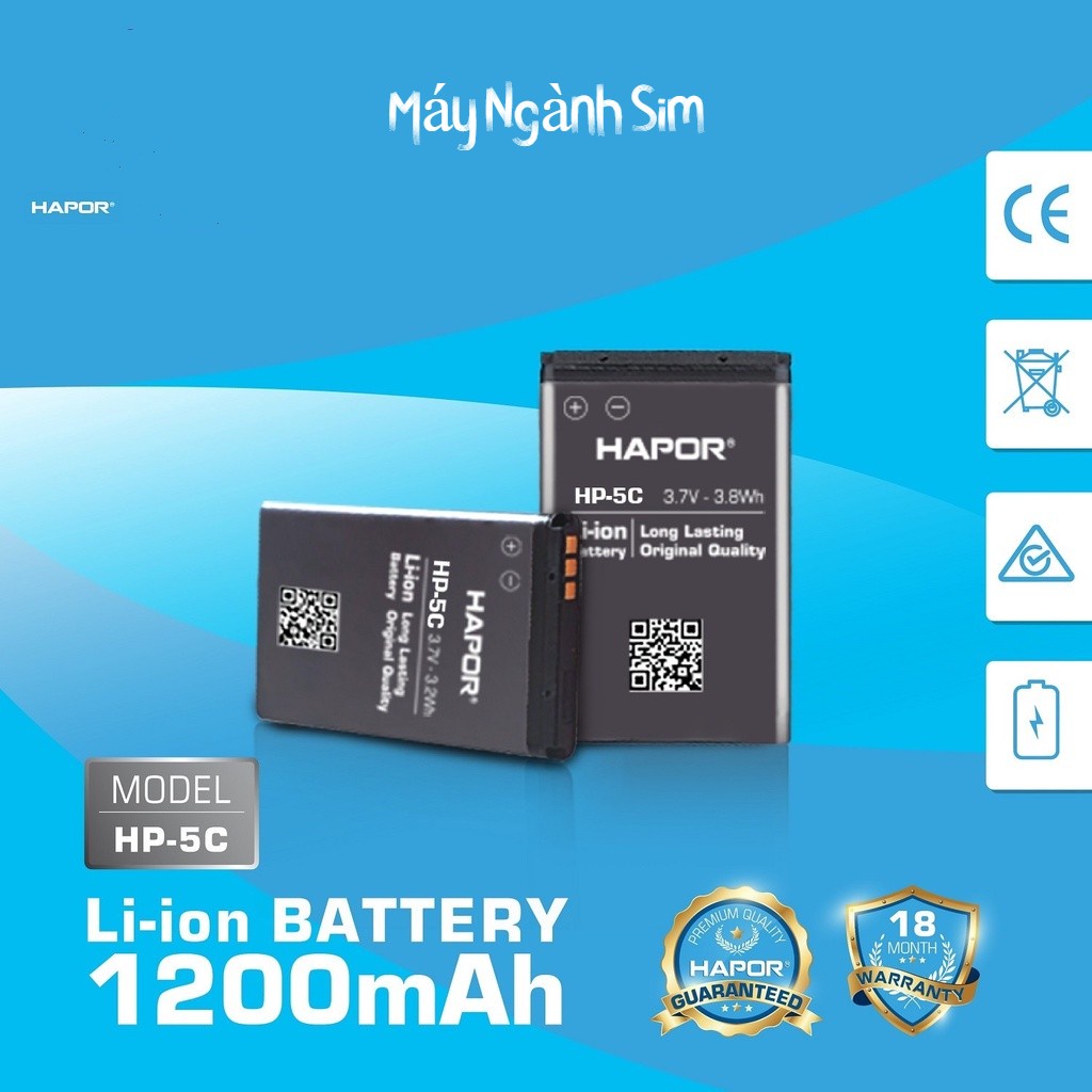 PIN NOKIA 5C CHÍNH HÃNG HAPOR | Shopee Việt Nam
