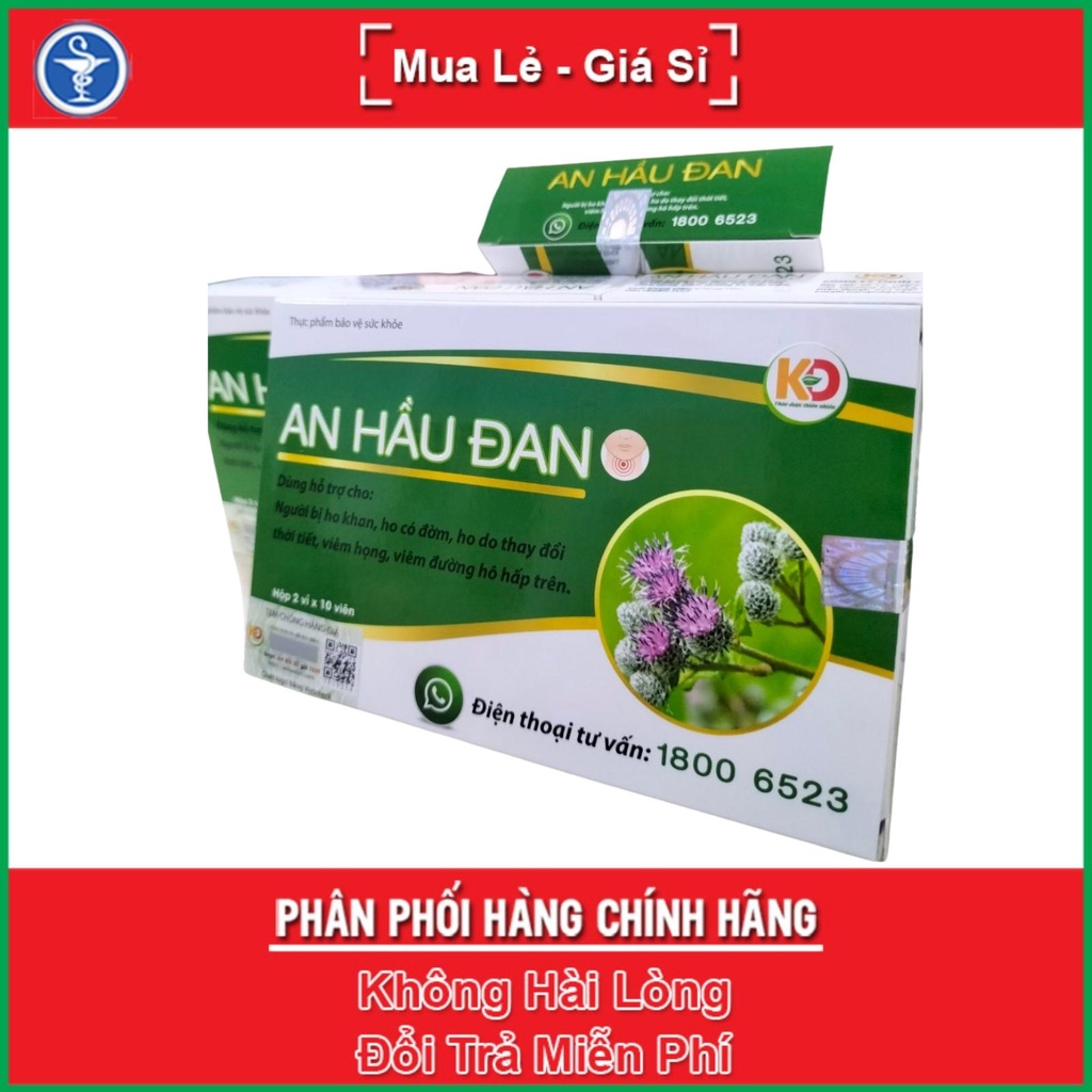 Viên Ngậm AN HẦU ĐAN - Hỗ Trợ Viêm Amidam - Viêm Họng Cấp Tính - SALE 6 ...
