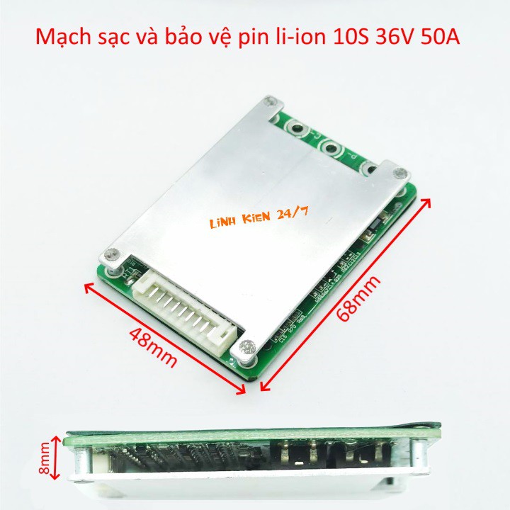 Mạch Sạc Và Bảo Vệ Pin Li-ion Đa Năng 1S - 10S 50A | Shopee Việt Nam