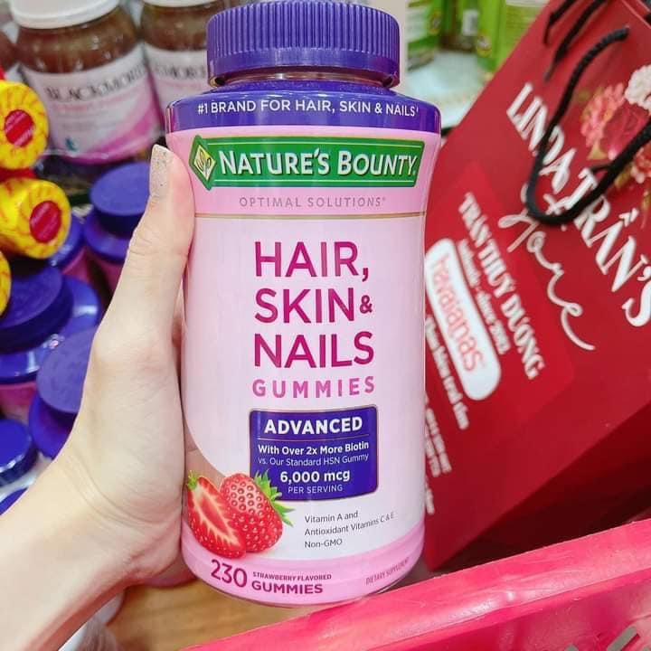 KẸo dẻo NB Hair, Skin, Nail Gummies 230 viên | Shopee Việt Nam
