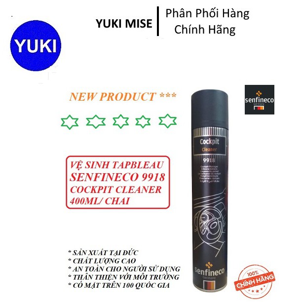 {100% Germany} Dung Dịch Vệ Sinh Tableau Senfineco Cockpit Cleaner ...