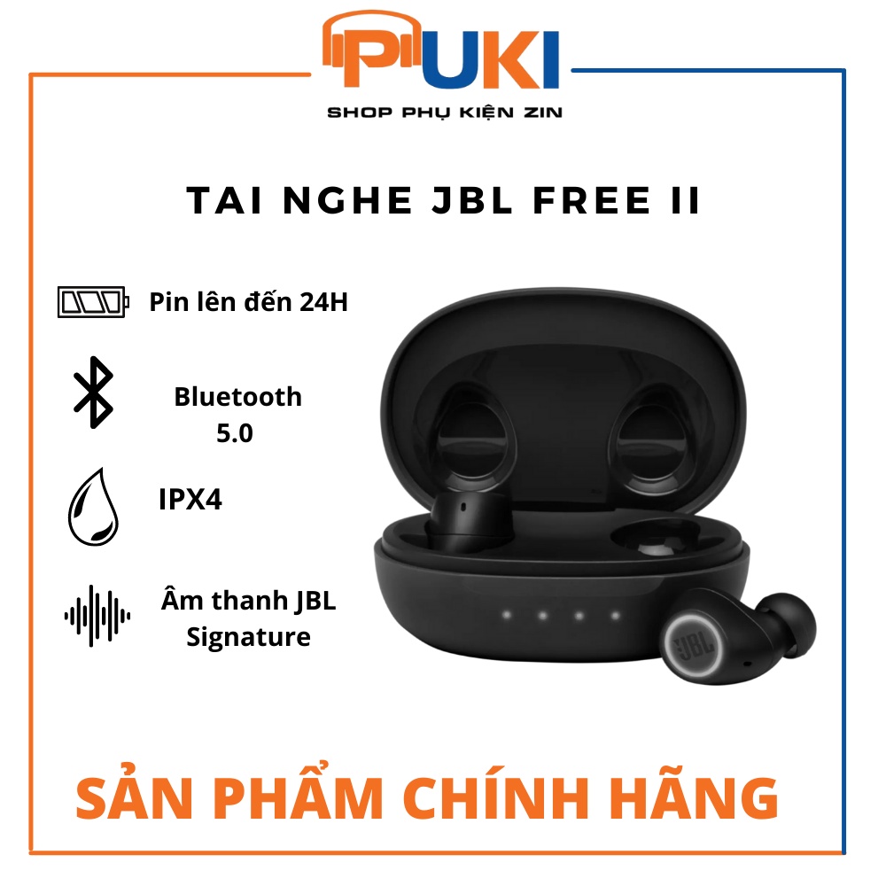 Tai nghe bluetooth JBL FREE II - Tai nghe in ear true wireless | Hàng ...