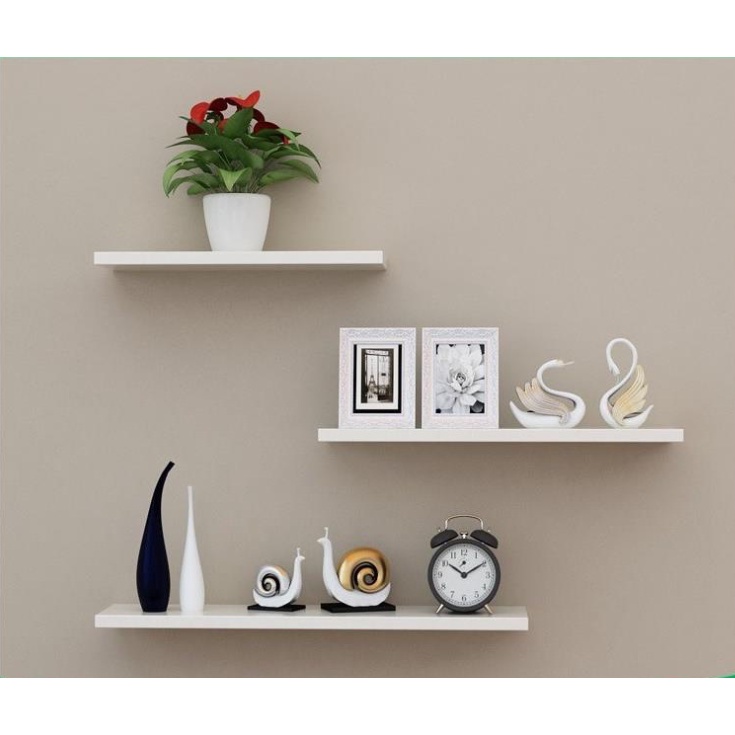 Kệ gỗ trang trí treo tường dày 80cm x rộng 15cm | Shopee Việt Nam