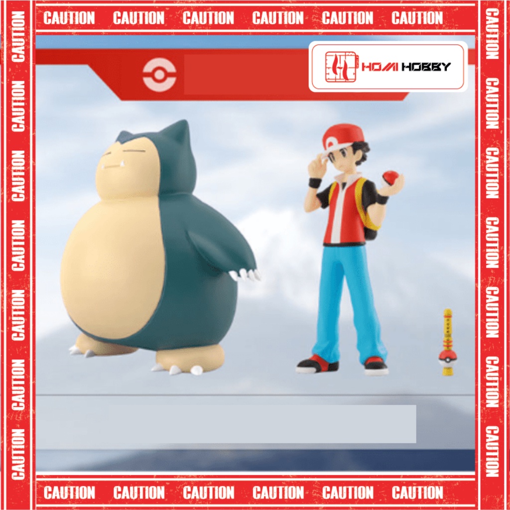 Mô hình Pokemon Bandai Scale World 1/20 Red and Snorlax | Shopee Việt Nam